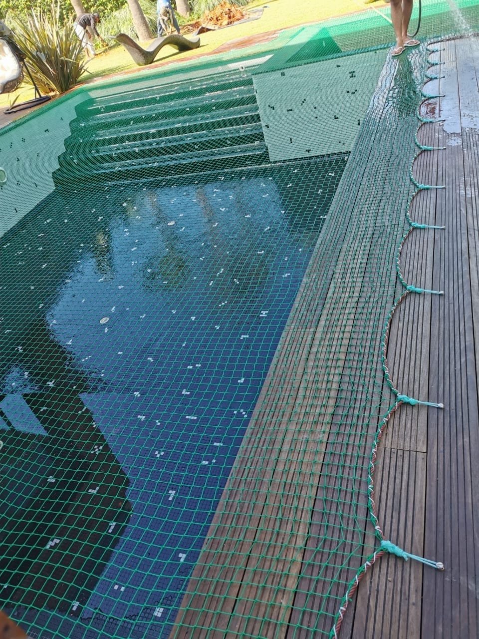 Filet de protection pour piscine - Pssolutions